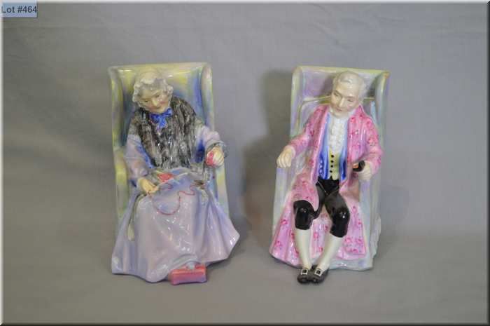 Two Older Royal Doulton figures including Joan HN2023 and Darby HN2024