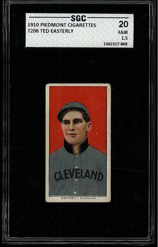 1910 Piedmont Cigarettes T206 Ted Easterly SGC 1.5 (20