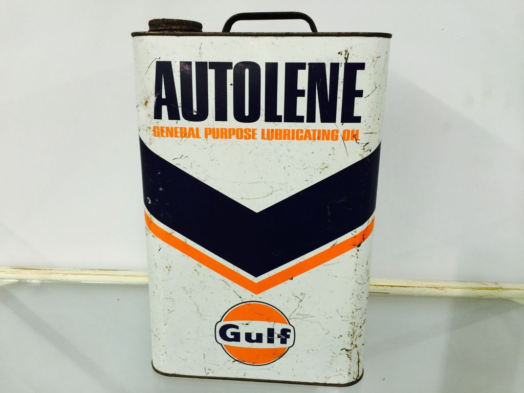 Gulf Autolene 2 Gallon General Purpose Lubricating Oil Can