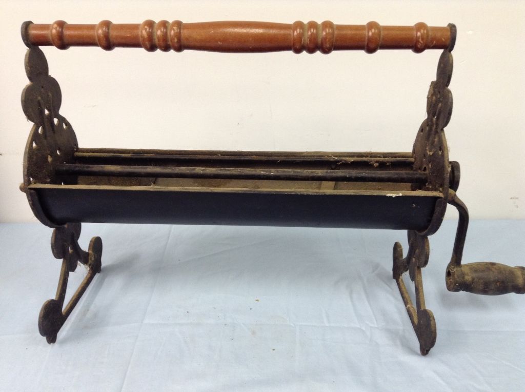 Vintage Metal Paper Roller