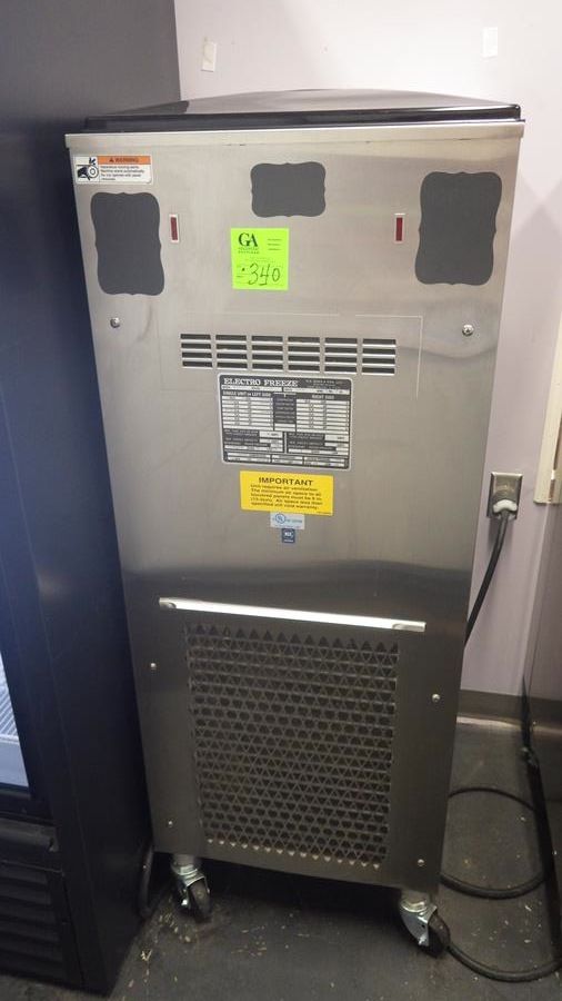 ELECTRO FREEZE MODEL SL 500 - 232 YOGURT DISPENSING FREEZER. THESE ...