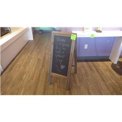 FOLDING CHALK BOARD SIGN
