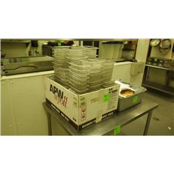 3 BOXES OF MISC SIZED CONTAINERS