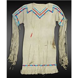 Crow Girls Buckskin Dress