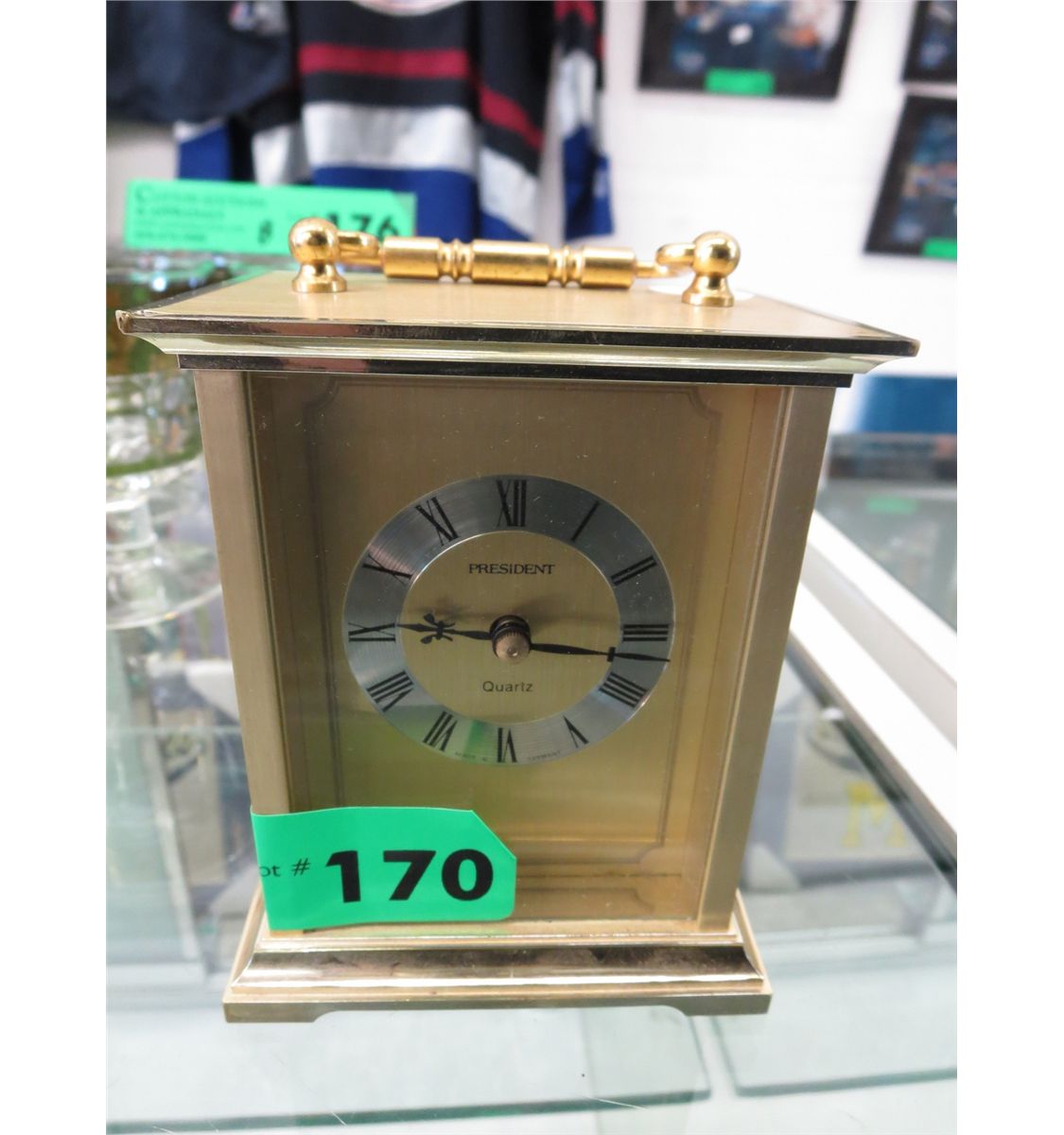 German carriage style clock