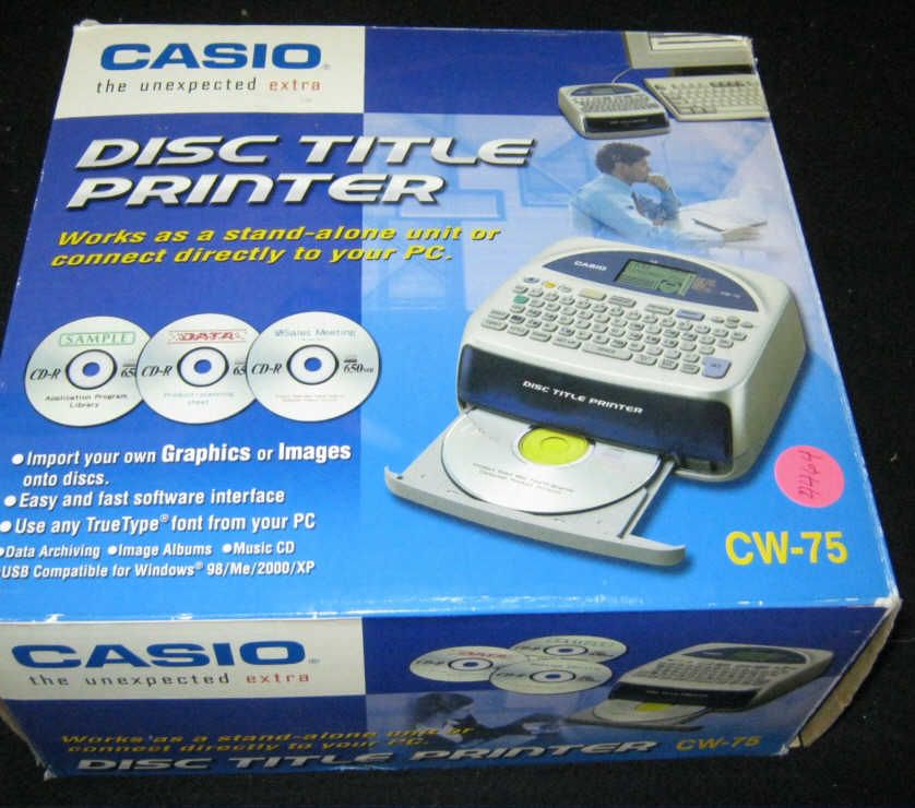 Casio Disc Title Printer