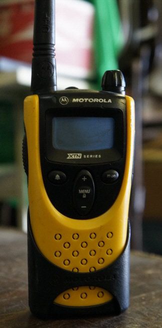 Yellow Motorola Two Way Radio