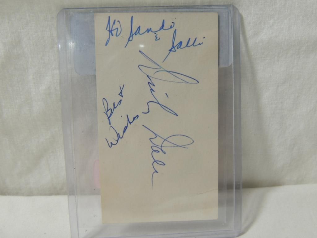 DICK DALE LAWRENCE WELK TV SHOW AUTOGRAPH
