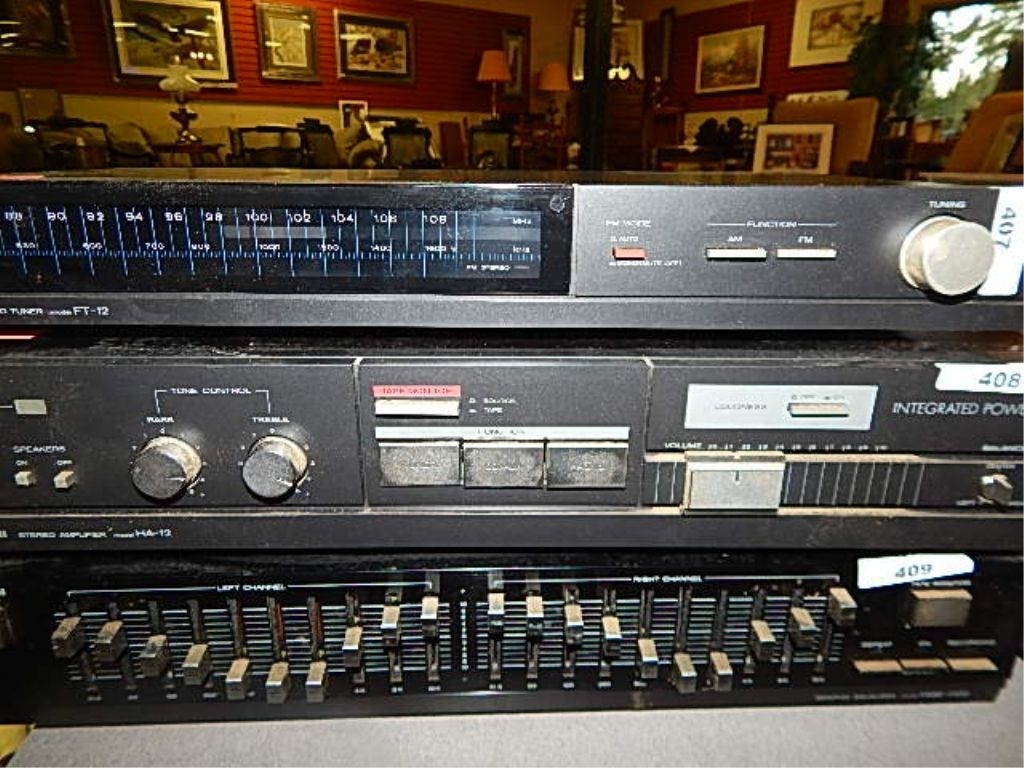 HITACHI - FT-12 TUNER, HITACHI - HA-12 AMP & HITACHI - HGE-1100 ...