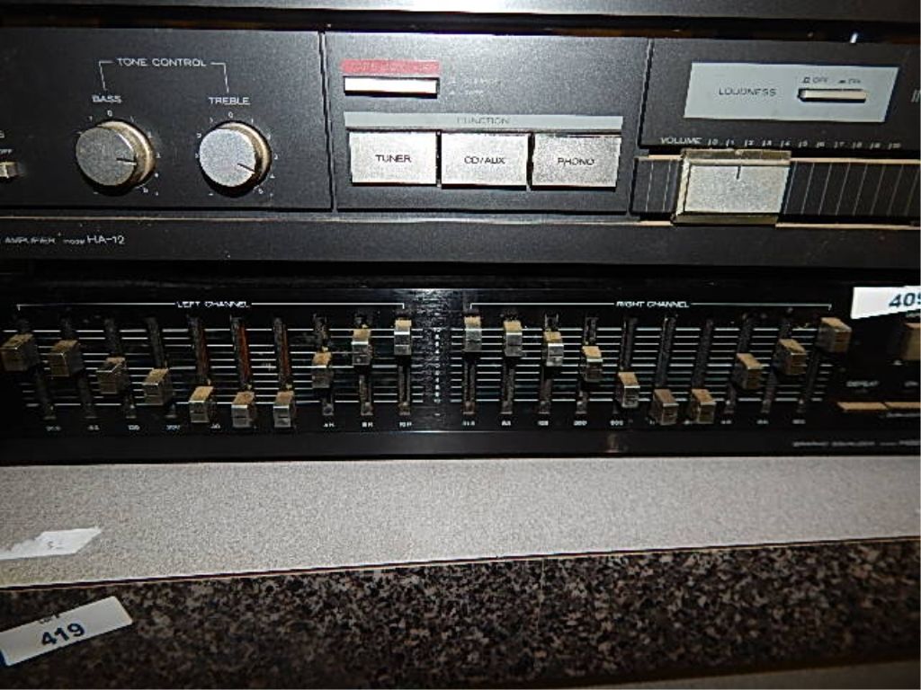 HITACHI - FT-12 TUNER, HITACHI - HA-12 AMP & HITACHI - HGE-1100 ...