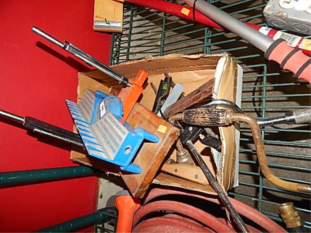 MITRE BOX, SQUARE, AND MISC