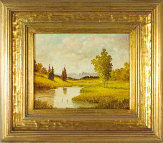 Alberti (Italian Artist, b. 1942) Original Oil Pai