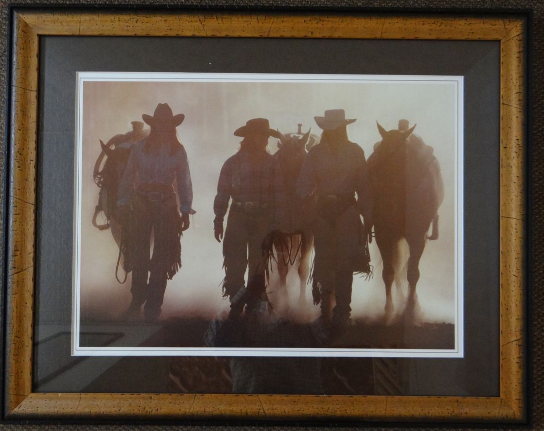 David Stoecklein, Real Cowgirls, photograph, 20" x 28", framed