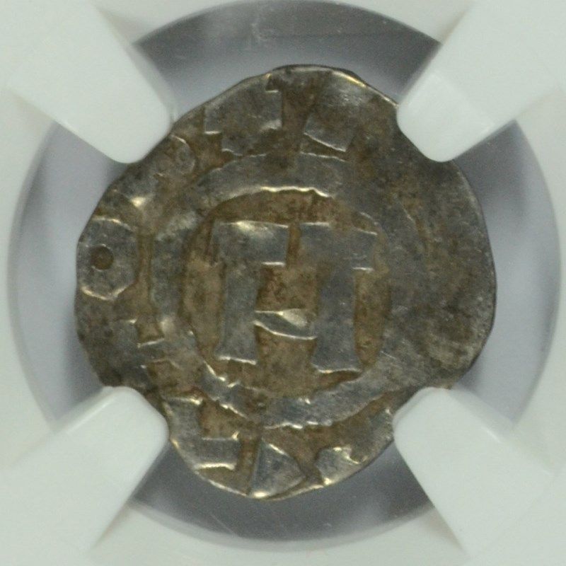 ANCIENT SILVER DENIER ITALY, LUCCA, HENRY III A.D. 1035-1125 NGC GENUINE