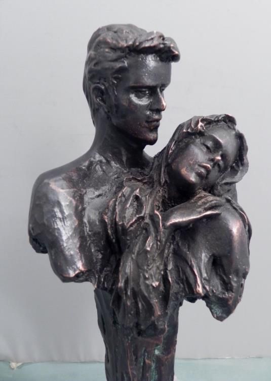 Marga Man & Woman Bronze Sculpture PAOR Spain