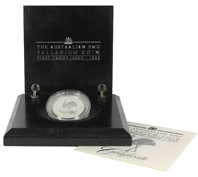 1995 Australian Emu 1oz Palladium Proof Coin