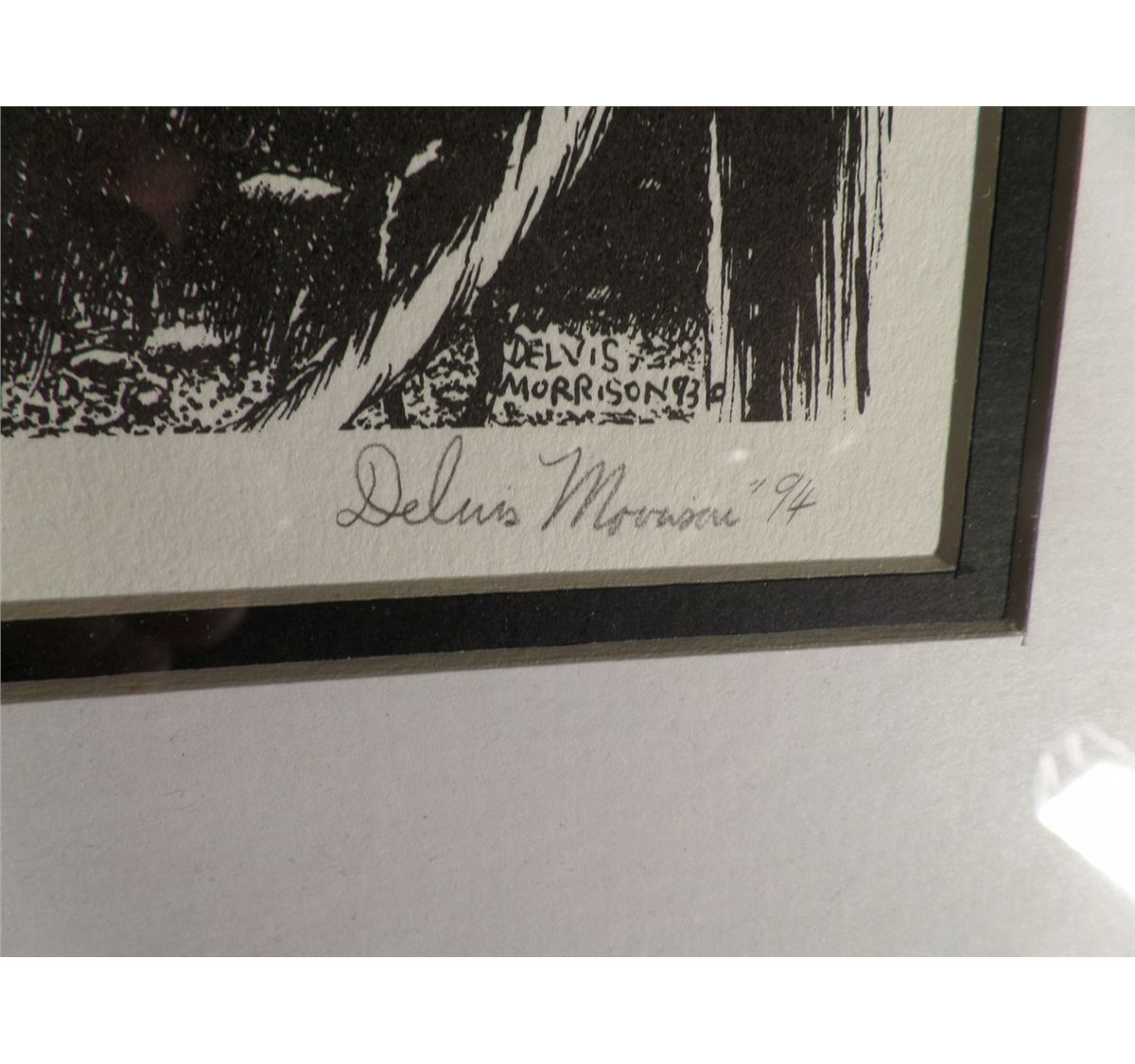 DELVIS MORRISON "WINTER PITHOUSE" 593/1000