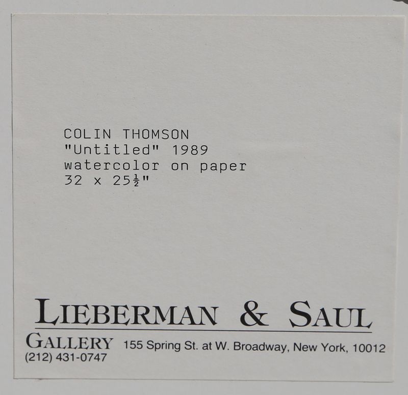 Colin Thomson, Watercolor Painting