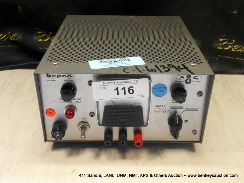 KEPCO ABC REGULATED POWER SUPPLY (print sequence:) 61394