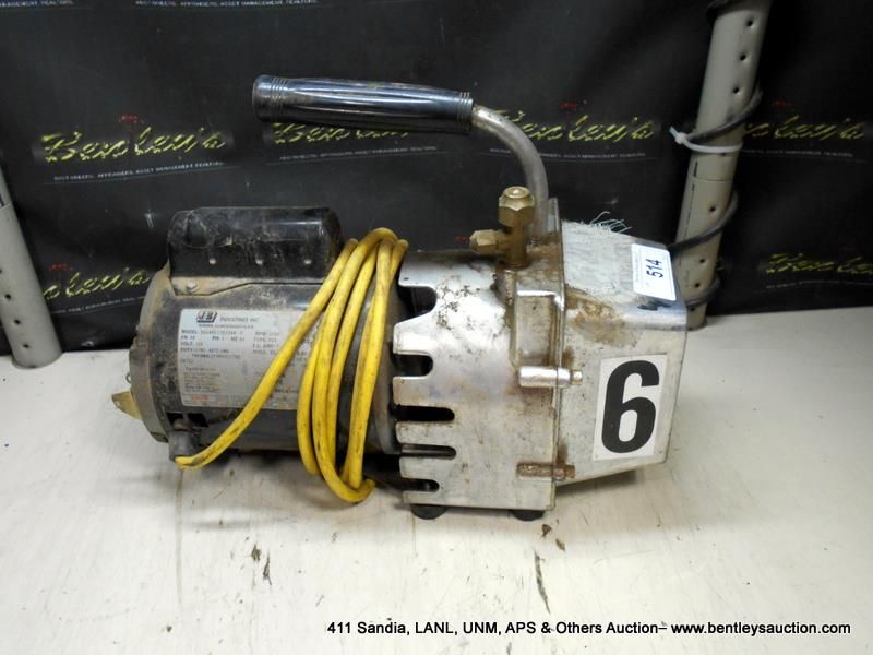 FAST-VAC DV-85C 2-STAGE DEEP VACUUM PUMP