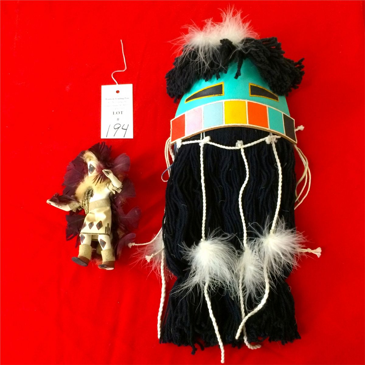Hopi Dance Mask & Navajo Kachina