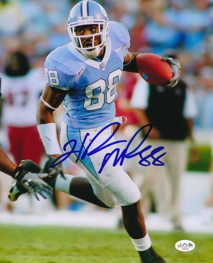 Hakeem Nicks Signed North Carolina 8x10 Photo (JAG COA)