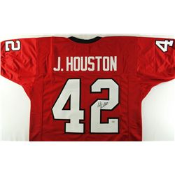 Justin Houston Signed Georgia Jersey (GTSM COA)