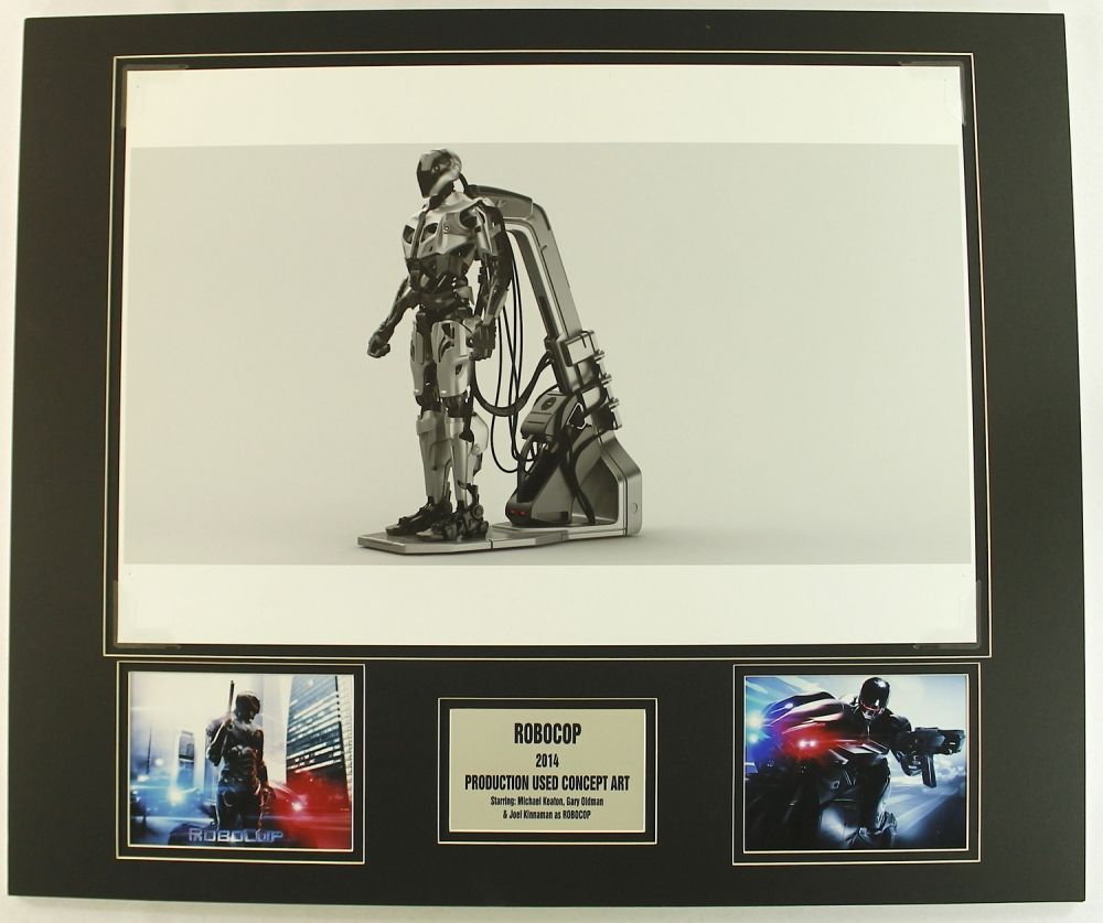 Robocop 2014 Production Used Concept Art 20x24 Matted Display (MGM COA)