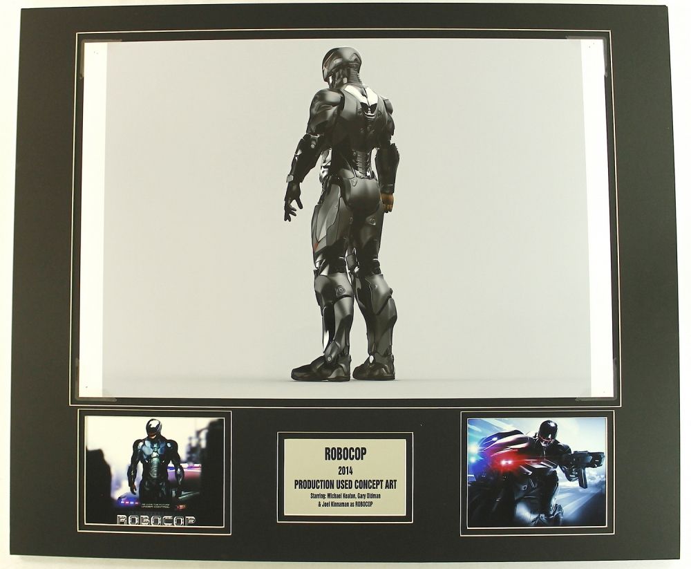 Robocop 2014 Production Used Concept Art 20x24 Matted Display (MGM COA)