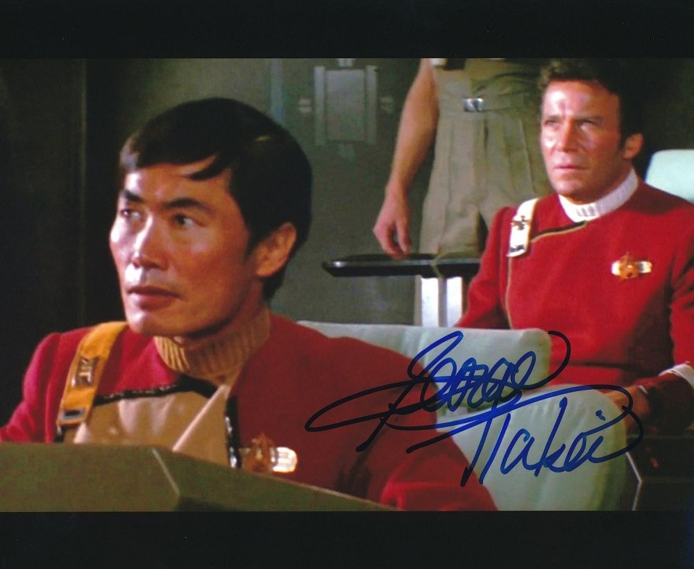 George Takei Signed "Star Trek" 8x10 Photo (PA LOA)