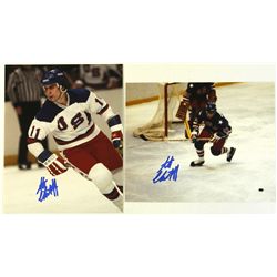 Lot of (2) Steve Christoff Signed Team USA 8x10 Photos (PA LOA)
