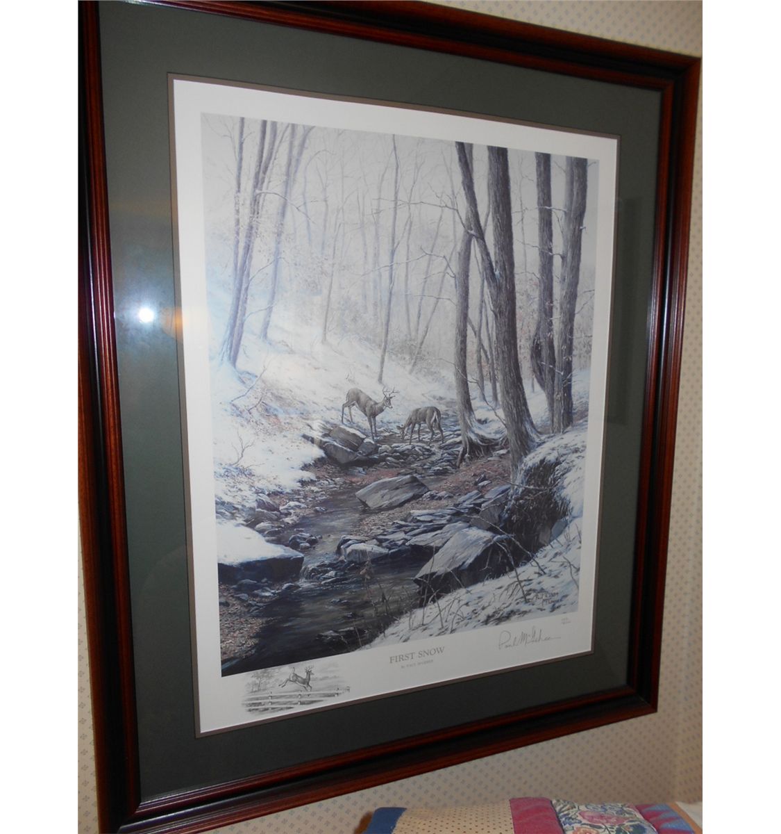 Paul McGehee Signed Print "First Snow"