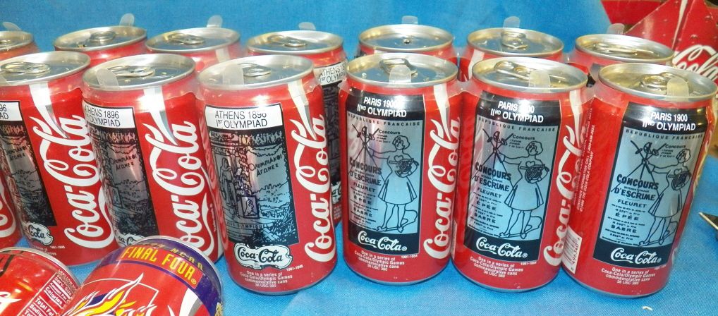 Empty Coca-Cola Cans Empty Coca-Cola Cans