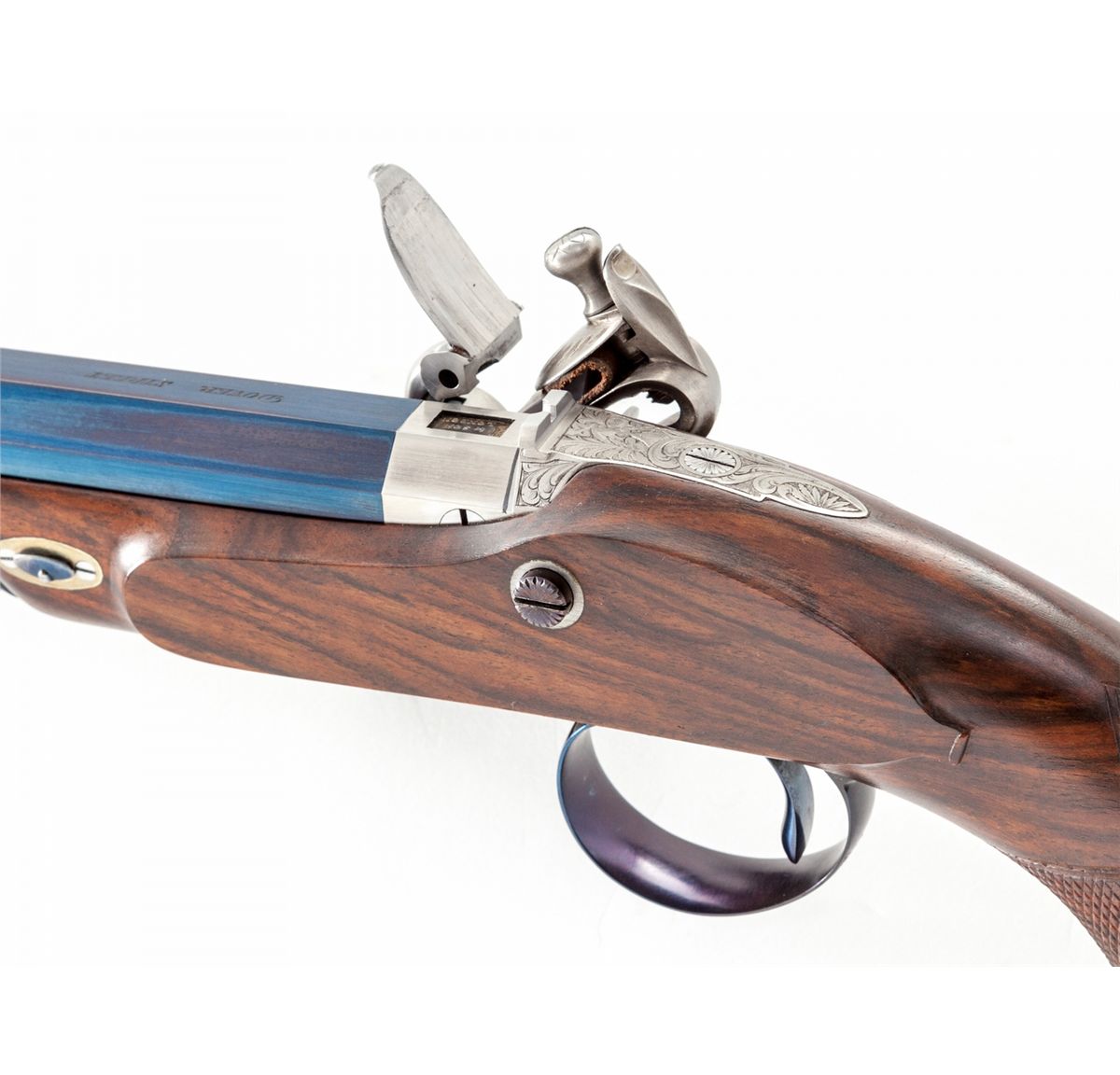 Hi-Quality Manton Repro Flintlock Pistol, by Hege