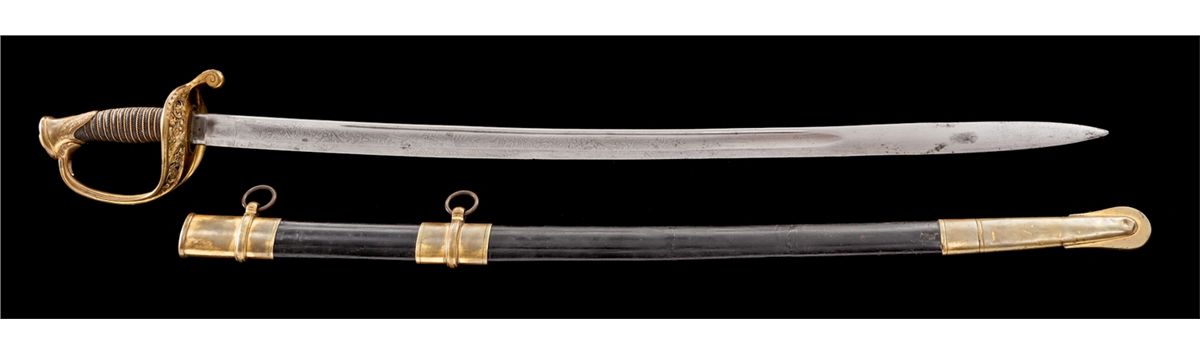 U.S. Model 1850 Foot Officer's Sword, by Ames