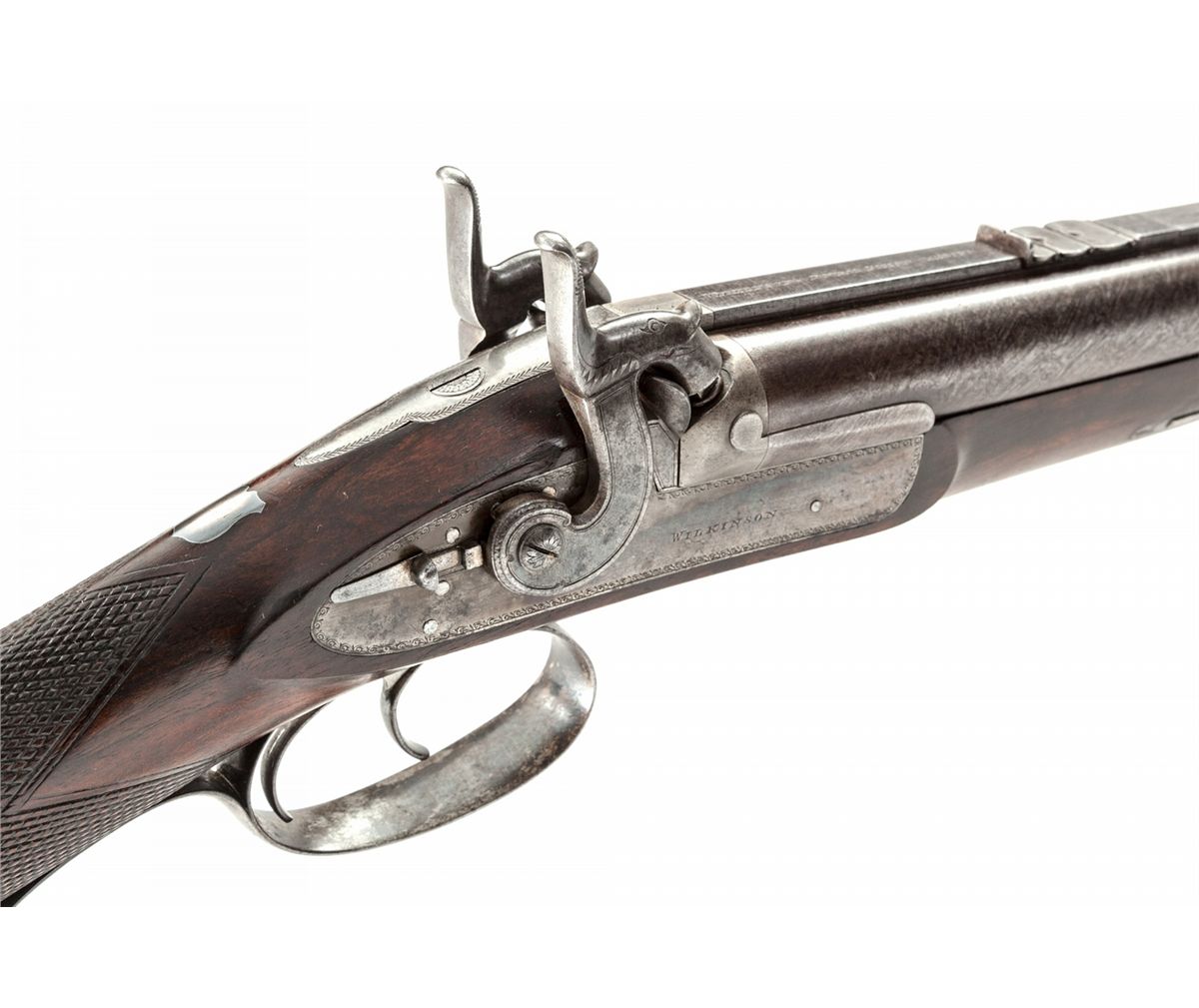 Cased Vic. Era Wilkinson & Son Perc. Double Rifle