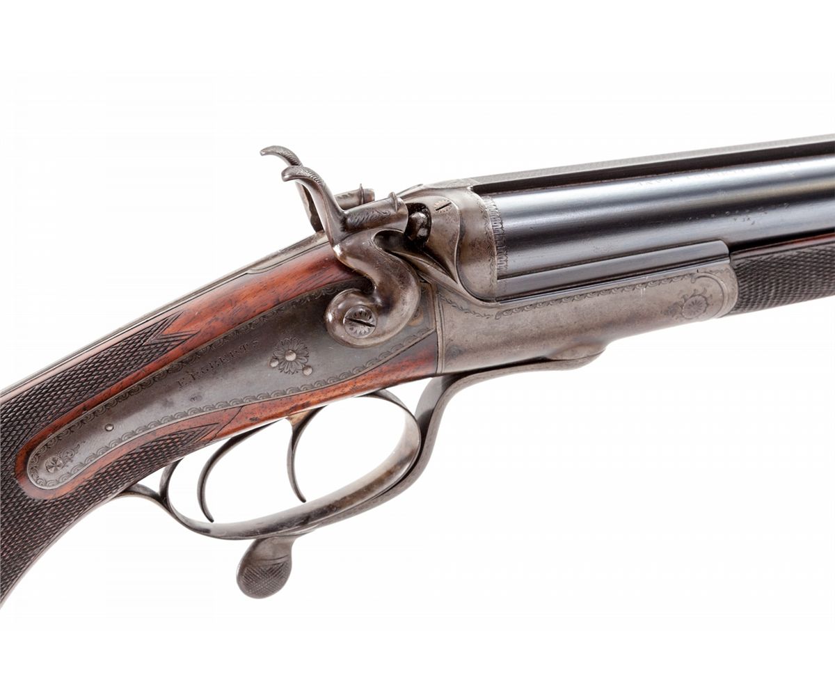 Late Vic. English Double Rifle, by E. Roberts