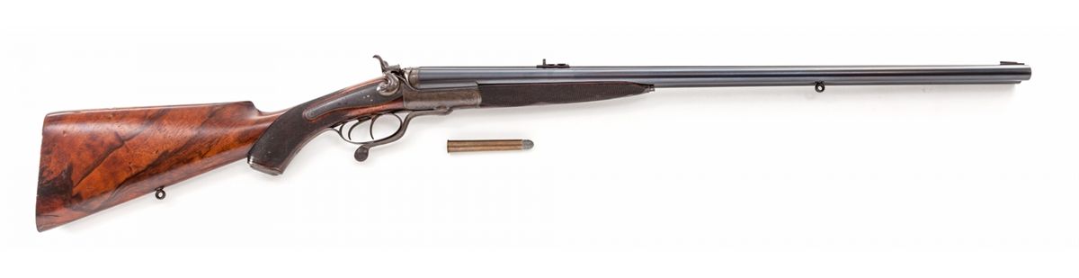 Late Vic. English Double Rifle, by E. Roberts