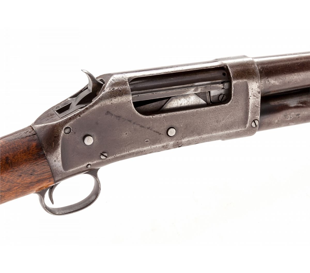 ''Adams Ex. Co.'' mkd Win. Model 1897 Riot Gun