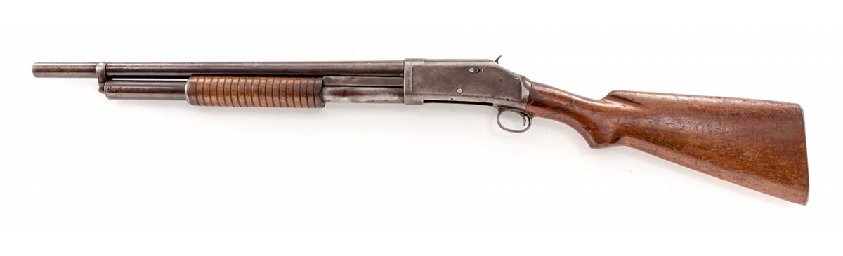 ''Adams Ex. Co.'' mkd Win. Model 1897 Riot Gun
