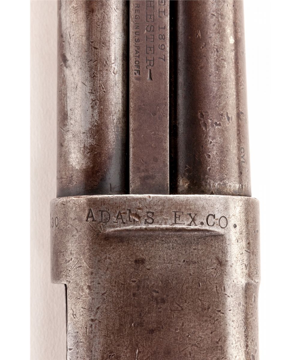 ''Adams Ex. Co.'' mkd Win. Model 1897 Riot Gun