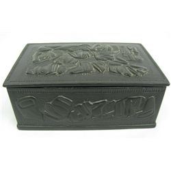 Handcrafted Northwest Coast Carved Pearlite Box