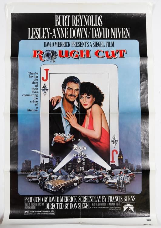 Rough Cut Original Vintage Movie Poster Burt Reynolds