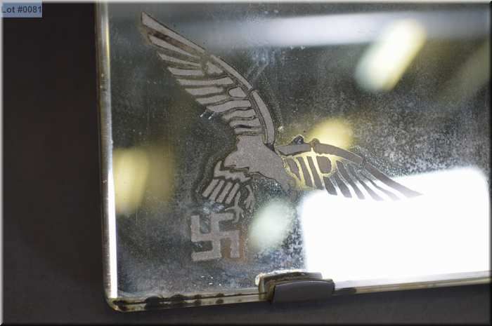 Nazi Wall Mirror , Extremely Rare, with Nazi symbol of Eagle & Swastika ...