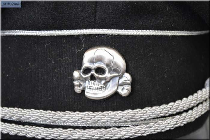 Nazi Crusher Cap - Nazi Winter Issue SS Crusher Cap w/devices intact ...