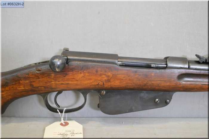Austrian Mannlicher Mod M1888-90 .8 mm cal bolt action straight pull ...
