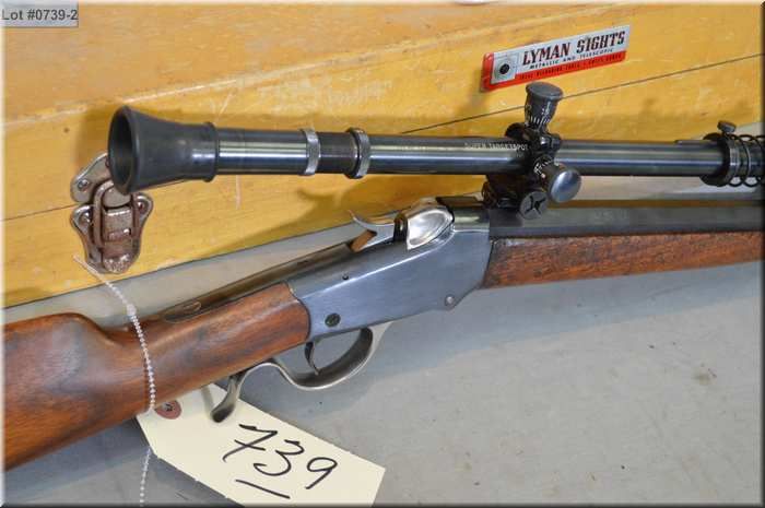 Winchester Mod 1885 Lo - Wall .218 Bee cal single shot falling block ...