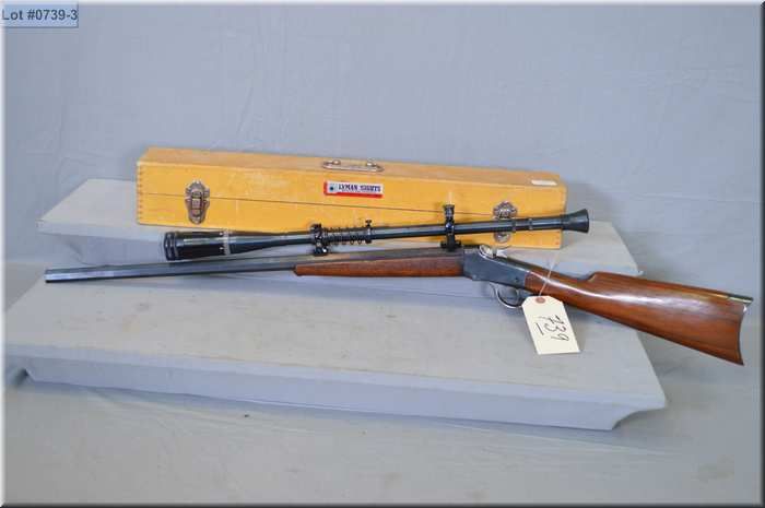 Winchester Mod 1885 Lo - Wall .218 Bee cal single shot falling block ...