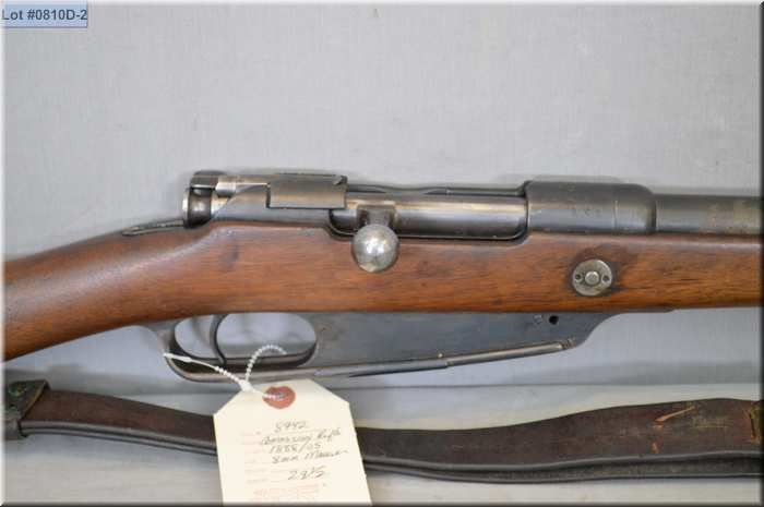 Commission Rifle ( Amberg Arsenal Dated 1892 ) . 8 mm Mauser cal bolt ...