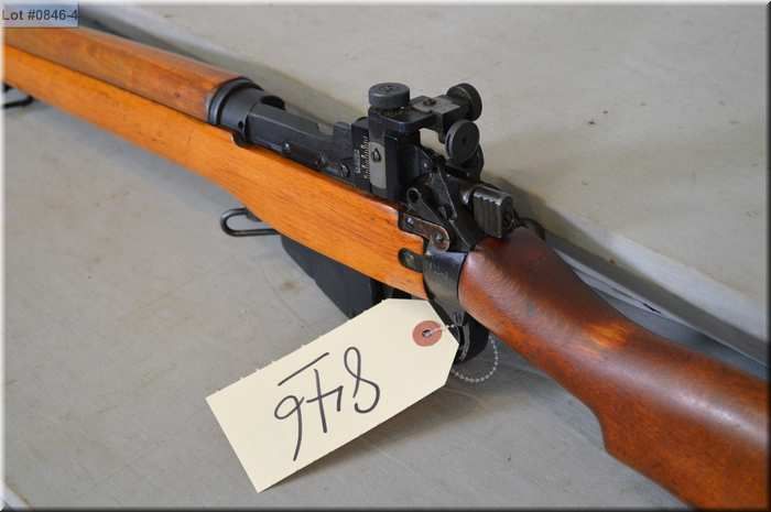 Lee Enfield No. 7 MK I .22 LR cal mag fed full wood Military Rifle w ...